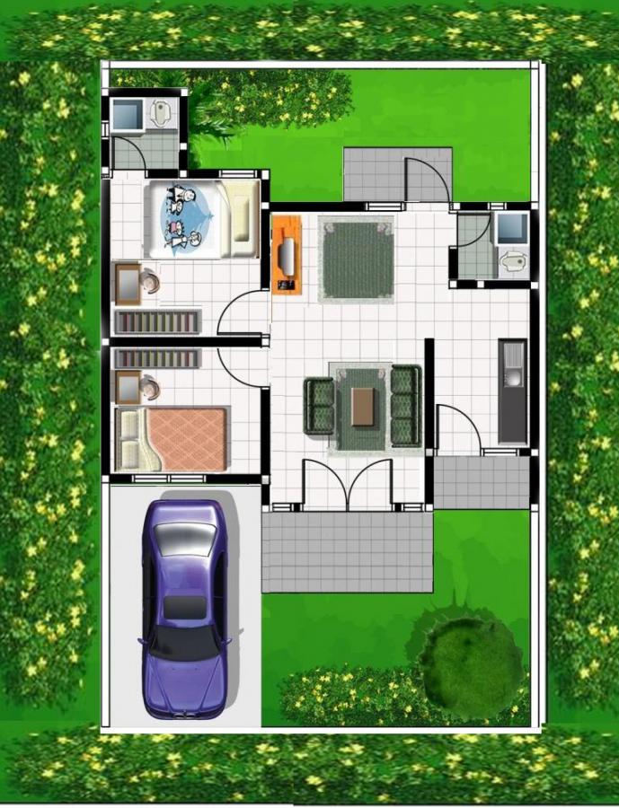 Jasa Borong Pembuatan Rumah Type 50 – GERBANG PROPERTY